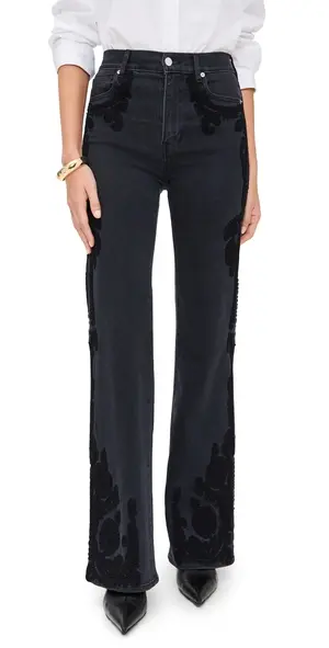 Veronica Beard Crosbie High-rise Wide-leg Jeans