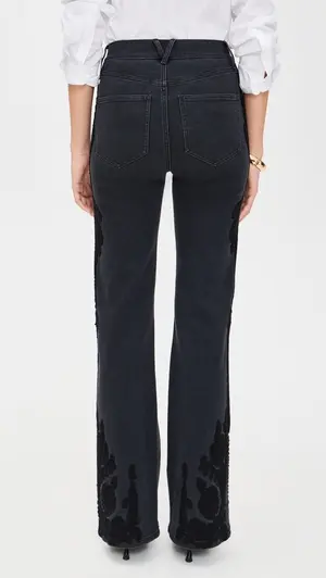 Veronica Beard Crosbie High-rise Wide-leg Jeans
