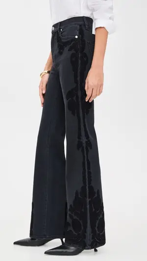 Veronica Beard Crosbie High-rise Wide-leg Jeans