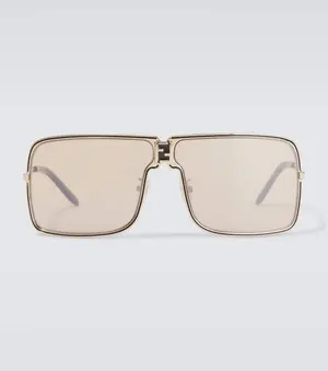 Fendi Rectangle Sunglasses - Gold