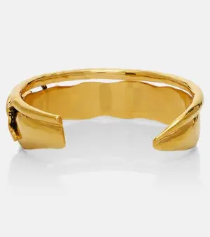 Saint Laurent Cassandre Cuff Bracelet