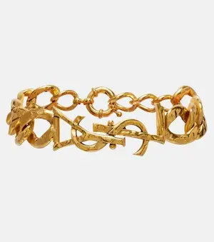 Saint Laurent Cassandre Chain Bracelet - Gold
