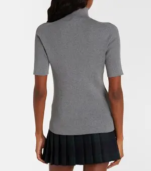 Miu Miu Cotton Half-zip Top