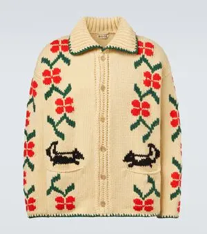 Bode Drop Shoulder Cardigans For Men