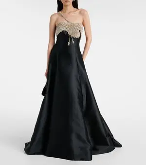 Costarellos Venezia Embellished Gown