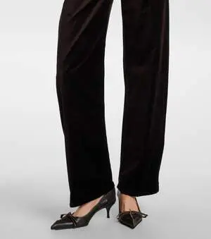 Citizens Of Humanity Ayla Cotton-blend Straight Pants - Brown