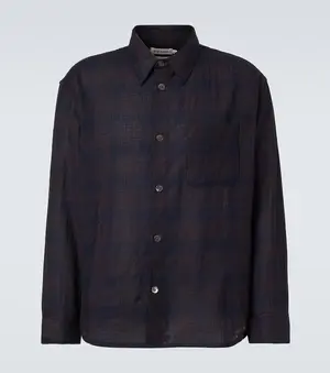 FRAME Plaid Wool Shirt