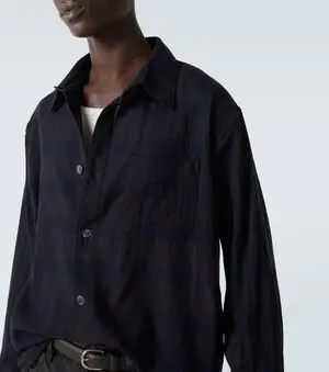 FRAME Plaid Wool Shirt