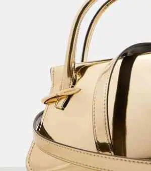 Givenchy Pinch Metallic Leather Tote Bag