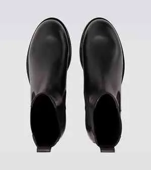 THE ROW Leather Chelsea Boots