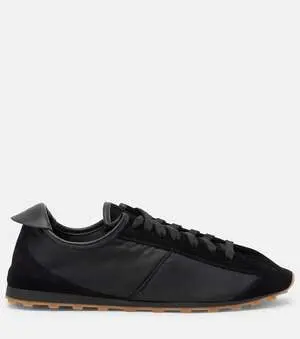 Jacquemus Tennis Suede-trimmed Sneakers