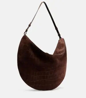 Jacquemus Le Calisso Medium Suede Shoulder Bag