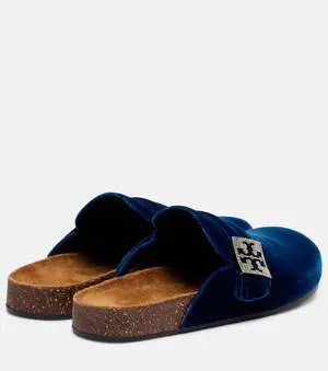 Tory Burch Mellow Embellished Velvet Mules