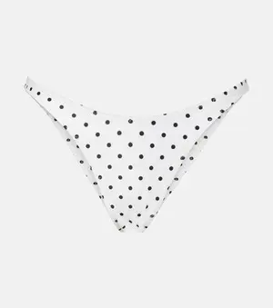 SAME 90s Polka-dot Bikini Bottoms - White