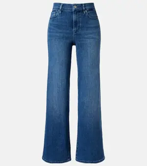 FRAME Le Slim Palazzo Wide-leg Jeans - Blue