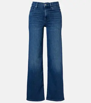 FRAME Le Slim Palazzo Wide-leg Jeans - Blue