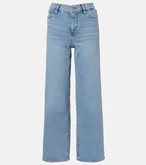 FRAME Le Slim Palazzo Wide-leg Jeans - Blue