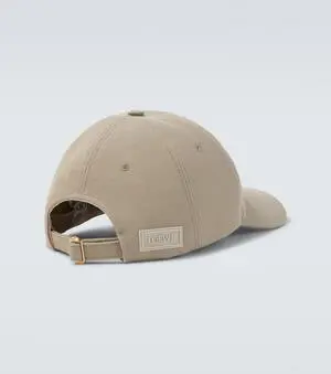 Loewe Anagram Cotton Canvas Baseball Cap
