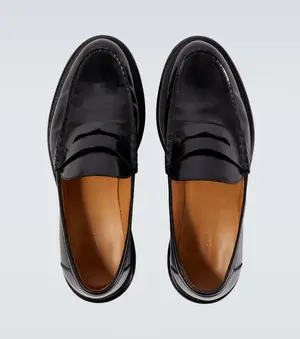 Givenchy Patent Leather Penny Loafers