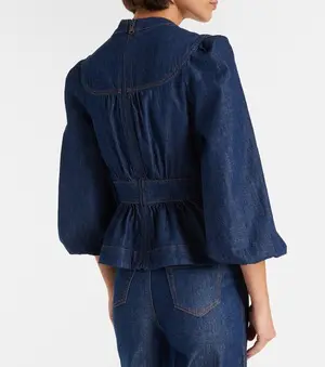 Zimmermann Awaken Denim Blouse