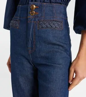 Zimmermann Awaken High-rise Flared Jeans