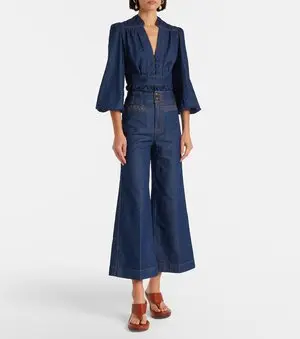 Zimmermann Awaken High-rise Flared Jeans
