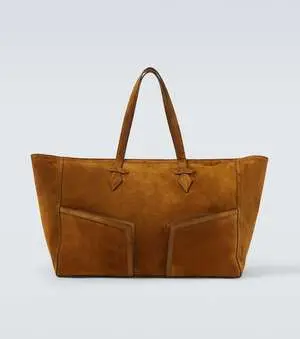 METIER Sérier Suede Duffle Bag - Brown