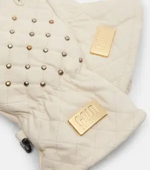 Goldbergh Glisten Studded Leather Ski Gloves