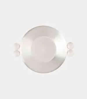 NATALIA CRIADO Plated Snack Bowl - Silver