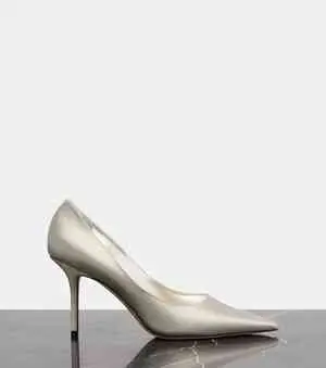 JIMMY CHOO Love 85 Satin Pumps