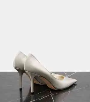 JIMMY CHOO Love 85 Satin Pumps