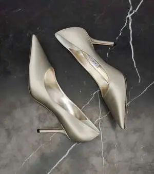 JIMMY CHOO Love 85 Satin Pumps