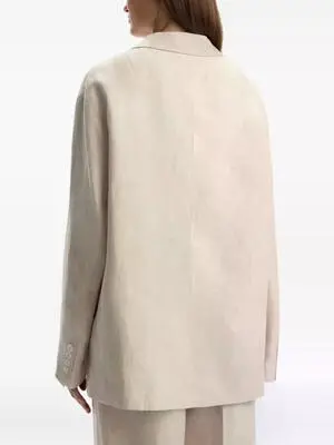 12 STOREEZ Tailored Linen Blazer