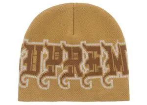 Supreme Outline Beanie - Brown
