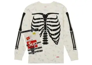 Supreme Hanes Bones Thermal Crew Fw25 - Floral