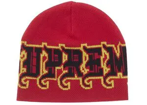Supreme Outline Beanie - Red