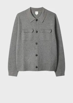 Paul Smith Merino-cotton Patch-pocket Cardigan