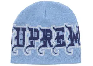 Supreme Outline Beanie - Light Blue