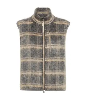 Brunello Cucinelli Textured Vests For Women