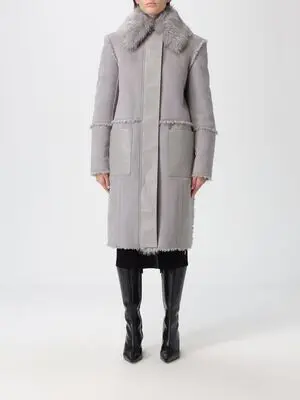 Patrizia Pepe Fur Coat - Pearl
