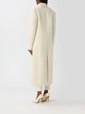 Patrizia Pepe Long Overcoat - Natural