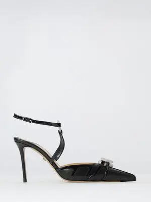 Mach & Mach Pointed Toe Pumps With Strappy Detailing