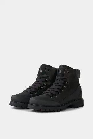 Bogner Mid Boots Helsinki With Spikes - Black