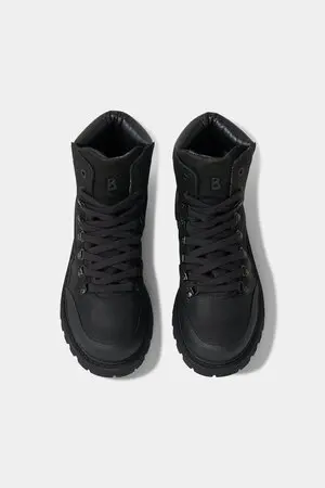 Bogner Mid Boots Helsinki With Spikes - Black