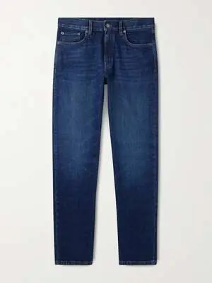 Zegna Roccia Straight-leg Stretch Jeans - Indigo