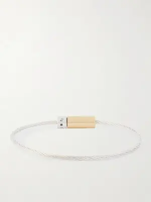 Le Gramme 7g Sterling And Gold Bracelet