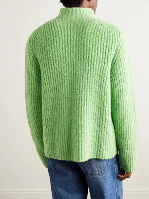 GOD'S TRUE CASHMERE Ribbed Cashmere Cardigan