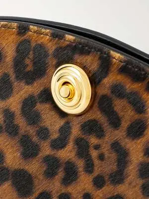 LIFFNER Leopard-print Calf Hair Clutch - Leopard Print