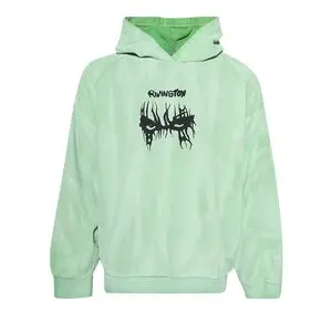 RIVINGTON ROI REBIS Bad Eyes Hoodie - Green