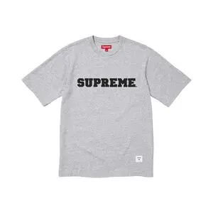 Supreme Collegiate Appliqué Top - Grey